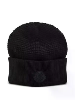Moncler Brioche-stitch Cotton Beanie